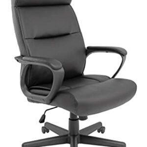 STAPLES Rutherford Luxura Manager Chair, Black