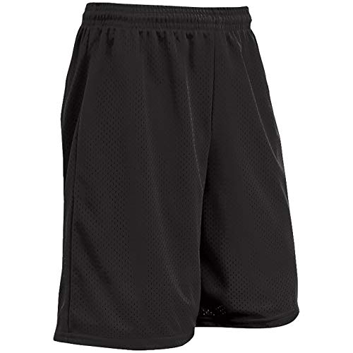 CHAMPRO Standard Diesel Basketball/Athletic Shorts, 7" Inseam, Black, Medium