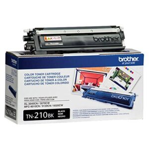 brother tn210bk black original toner standard yield (2,200 yield)