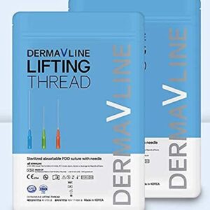 Derma V Line Lift/PDO Thread/Lift Face/Whole Body COBRA Cog Thread L-Type 20pcs (21G-60mm)