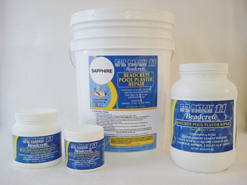 EZ Products EZP-661 50 No. BEADCRETE Plaster - Aqua Splash 50 LB. Each