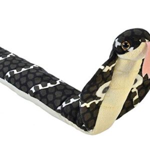 Wild Republic Hooded Cobra, Snake Plush, Stuffed Animal, Plush Toy, Gifts for Kids, 54"