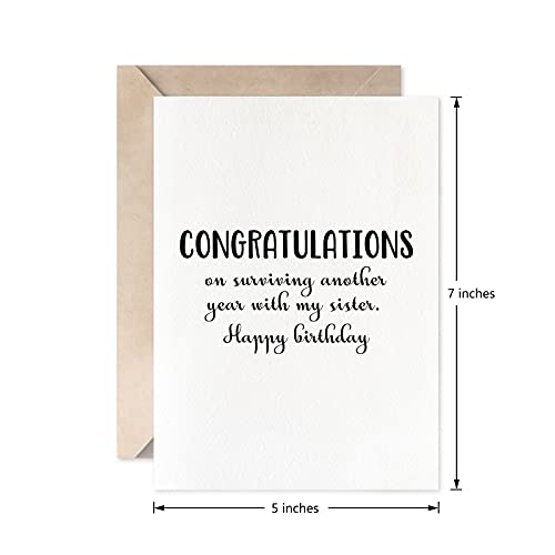 Brother In Law Birthday Card Funny, Joke Card Birthday Gift For Brother In Law