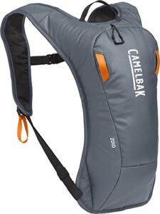 camelbak zoid hydration pack, 70oz, grey/orange