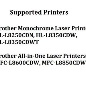 Calitoner Compatible Laser Toner Cartridges Replacement Brother TN336BK TN336C TN336M TN336Y Set Use for Brother MFC-L8600CDW, MFC-L8850CDW, HL-L8250CDN, HL-L8350CDW, HL-L8350CDWT Printer- (4 Pack)