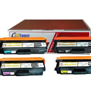 Calitoner Compatible Laser Toner Cartridges Replacement Brother TN336BK TN336C TN336M TN336Y Set Use for Brother MFC-L8600CDW, MFC-L8850CDW, HL-L8250CDN, HL-L8350CDW, HL-L8350CDWT Printer- (4 Pack)