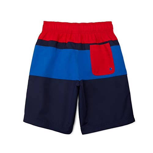 Speedo boys Swim Knee Length Blocked Volley Trunks, Peacoat, Medium US