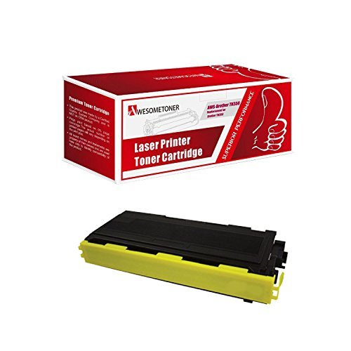 Awesometoner Generic Compatible Toner TN-350 2,500 Pages Replacement for Brother Black