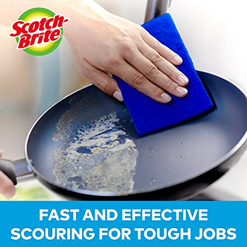 Scotch-Brite Non-Scratch Scour Pads, Scouring Pads for Kitchen and Dish Cleaning, 30 Pads