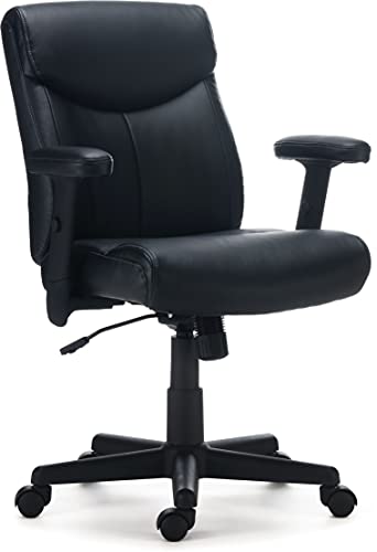 STAPLES Traymore Luxura Managers Chair, Black, 2/Pack (59425-Ccvs)