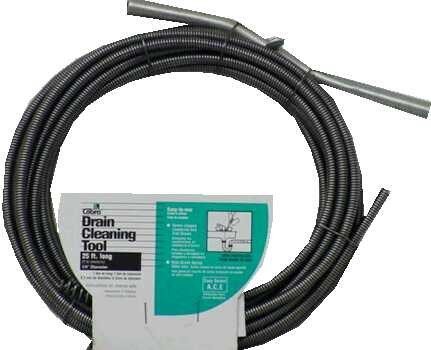 Cobra Plumbing 20250 3/8" X 25' Drain Auger