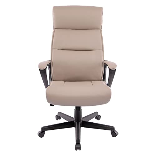 STAPLES Rutherford Luxura Manager Chair, Tan/Modern Gray, 2/Pack (St45609v-Ccvs)