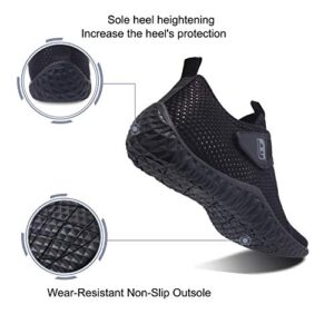 Womens Water Shoes Breathable Barefoot Athletic Aqua Shoes for Beach Swim Pool Diving Hiking Water Sports 7.5 Women