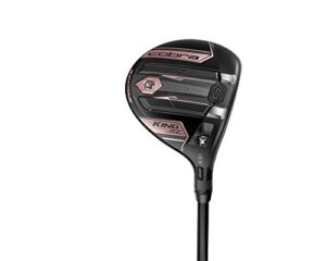 cobra golf 2020 speedzone fairway black-lilac 7w9w (women’s, right hand, ust helium 4f2, ladies flex, 25.5)