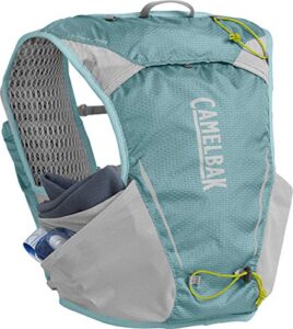 camelbak women’s ultra pro hydration vest 34 oz, aqua sea/ silver, m