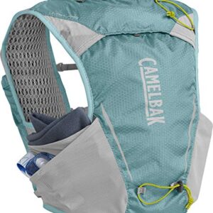 CamelBak Women's Ultra Pro Hydration Vest 34 oz, Aqua Sea/ Silver, M