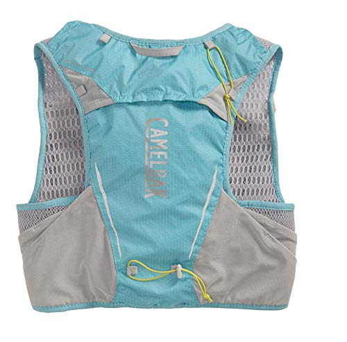 CamelBak Women's Ultra Pro Hydration Vest 34 oz, Aqua Sea/ Silver, M