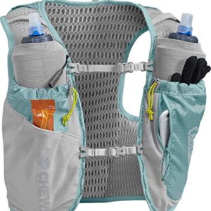 CamelBak Women's Ultra Pro Hydration Vest 34 oz, Aqua Sea/ Silver, M