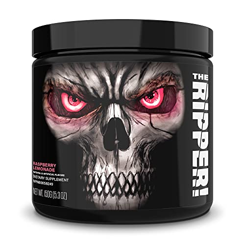 JNX SPORTS The Ripper! Fat Burner Dietary Supplement with Super Thermogenesis, Appetite Control & Extreme Energy, Men & Women | Raspberry Lemonade | 30 SRV