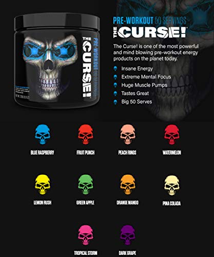 Cobra Labs The Curse Advanced Pre-Workout 50 Servings Lemon Rush 250g