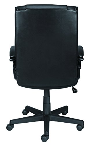 STAPLES® Turcotte Luxura® High Back Executive Chair, Black