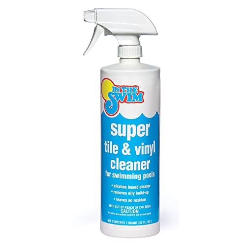 In The Swim Super Pool Tile and Vinyl Cleaner - Oil and Grime Remover - Alkaline Based - 1 Quart