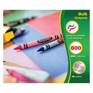 Crayola Crayon Classpack, School Supplies, 16 Colors (50 Each), 800 Ct, Standard