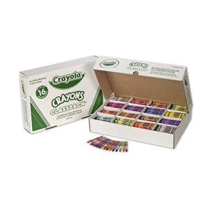 Crayola Crayon Classpack, School Supplies, 16 Colors (50 Each), 800 Ct, Standard