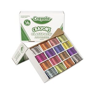 Crayola Crayon Classpack, School Supplies, 16 Colors (50 Each), 800 Ct, Standard