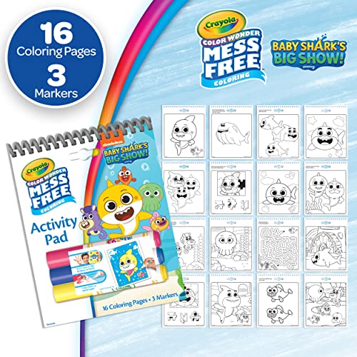 Crayola Nickelodeon Color Wonder Bundle (3 Pack), Mess Free Activity Pads & Markers, Gifts For Toddlers, Easter Basket Stuffers, Ages 3+