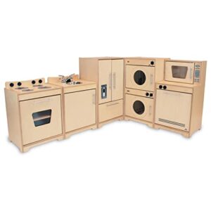 whitney brothers 5 piece kitchen set: natural