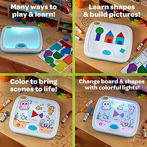 Crayola Light Up Activity Board, Kids Art Kit, Toys & Gifts for Ages 3, 4, 5, 6