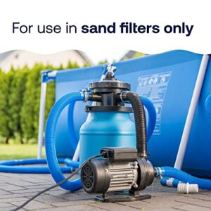 HTH 67120 Swimming Pool Care Pool Filter Sand 50lb Filtration Media for Clean Water