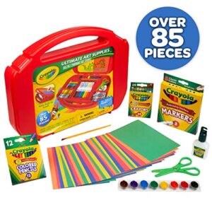 Crayola Ultimate Art Case With Easel, Kids Art Set, 85 Pieces, Gift For Kids Ages 4, 5, 6, 7 [Amazon Exclusive]