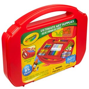 Crayola Ultimate Art Case With Easel, Kids Art Set, 85 Pieces, Gift For Kids Ages 4, 5, 6, 7 [Amazon Exclusive]