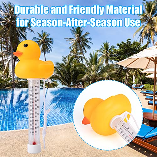 Pool Thermometer, Floating Swimming Pool Thermometer, Pool Accessories, Aquarium Thermometer for Outdoor & Indoor Swimming Pools Spas Hot Tubs Aquarium by AikTryee