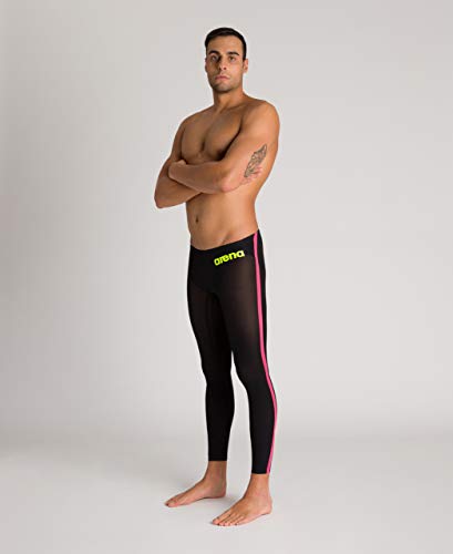 Arena Powerskin R-Evo Open Water Pant, Black/Fluo Yellow, 32