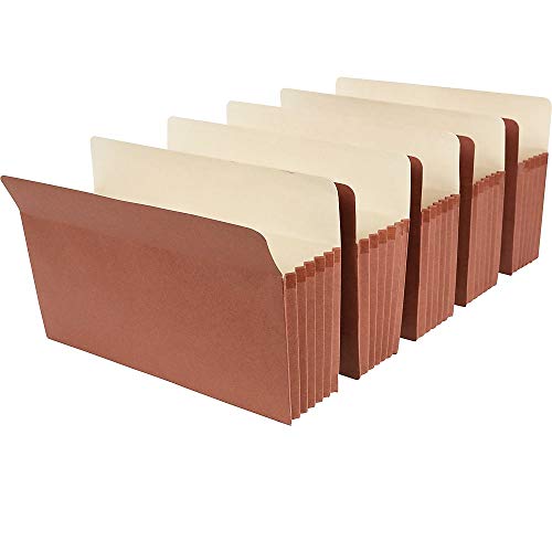 Staples 418343 Expanding File Pockets 5-1/4-Inch Expansion Legal Size 10/Pack