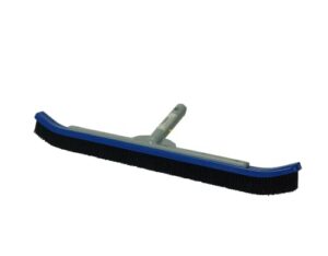 aqua ez 24in blue metal back nylon bristle wall brush – works on vinyl, concrete, fiberglass and other surfaces