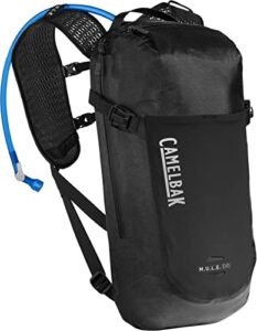 camelbak m.u.l.e. evo bike hydration pack 100oz, black/silver