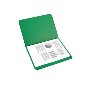 Staples 509653 Top-Tab File Folders Straight-Cut Tab Letter Size Green 100/Bx