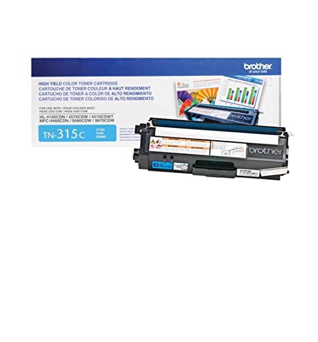 Brother Hl 4150cdn/4570cdw/4570cdwt/Mfc 9450cdn/Mfc 9460cdn High Yield Cyan Toner 3500 Yield New