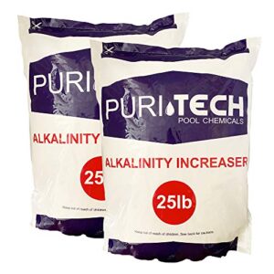 puri tech pool chemicals 50 lb total alkalinity increaser plus for swimming pools increases total alkalinity preventing cloudiness and scaling