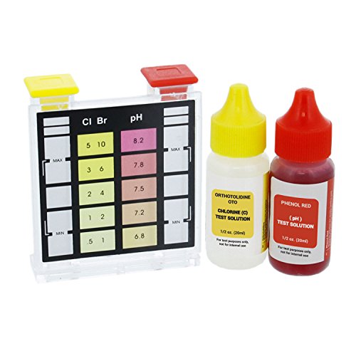 U.S. Pool Supply Standard 3-Way Swimming Pool & Spa Test Kit, Tests Water for pH, Chlorine and Bromine