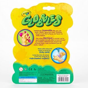 Crayola Globbles Fidget Toy (6ct), Sticky Fidget Balls, Squish Gift for Kids, Sensory Toys, Ages 4, 5, 6, 7, 8