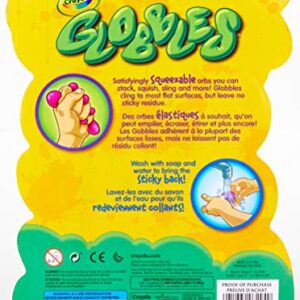 Crayola Globbles Fidget Toy (6ct), Sticky Fidget Balls, Squish Gift for Kids, Sensory Toys, Ages 4, 5, 6, 7, 8