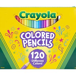 Crayola Colored Pencils Set (120ct), Bulk, Great for Adult Coloring Books, Gifts for Kids & Adults