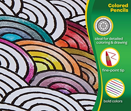 Crayola Colored Pencils Set (120ct), Bulk, Great for Adult Coloring Books, Gifts for Kids & Adults