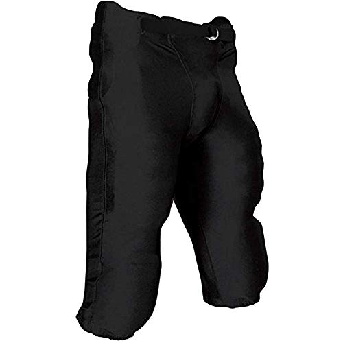 CHAMPRO Youth Integrated Football Game Pant Black XS