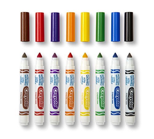 Crayola 8 Ct Broad Line Washable Markers